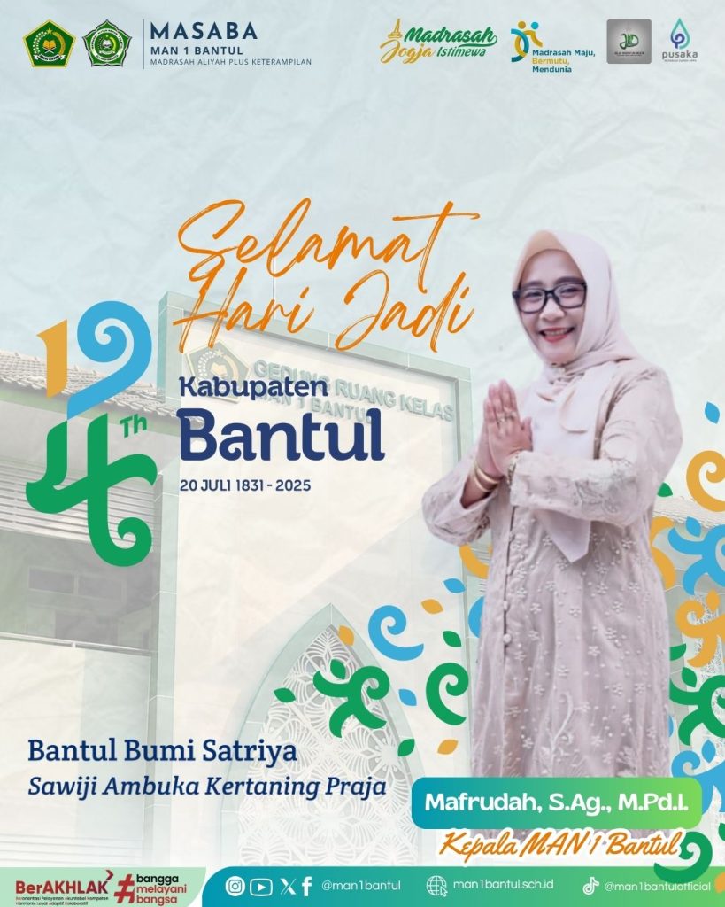 MAN 1 Bantul Ucapkan Selamat Hari Jadi ke-194 Kabupaten Bantul - MAN 1 ...
